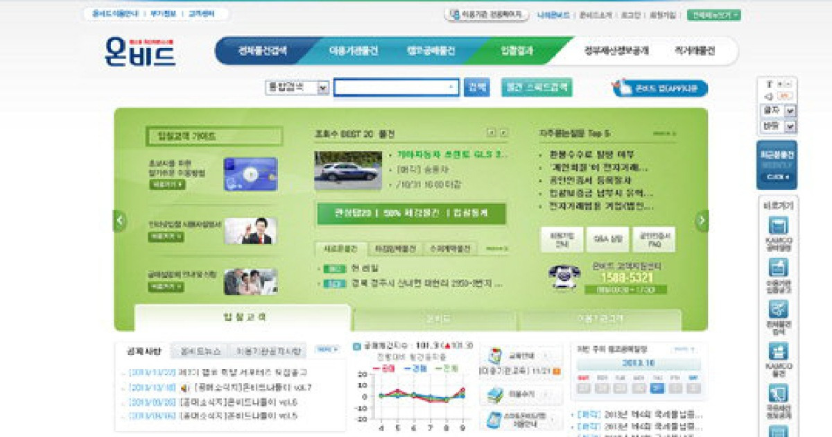 공매 포털 '온비드' onbid.co.kr, 없는 게 없는 '온라인 만물상'.. 시세보다 싼 중고차 인기