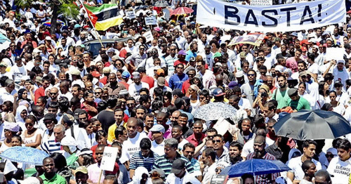 MOZAMBIQUE DEMONSTRATION