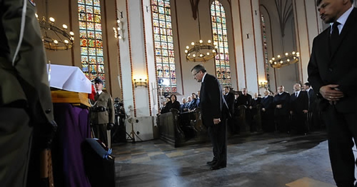 POLAND TADEUSZ MAZOWIECKI STATE FUNERAL