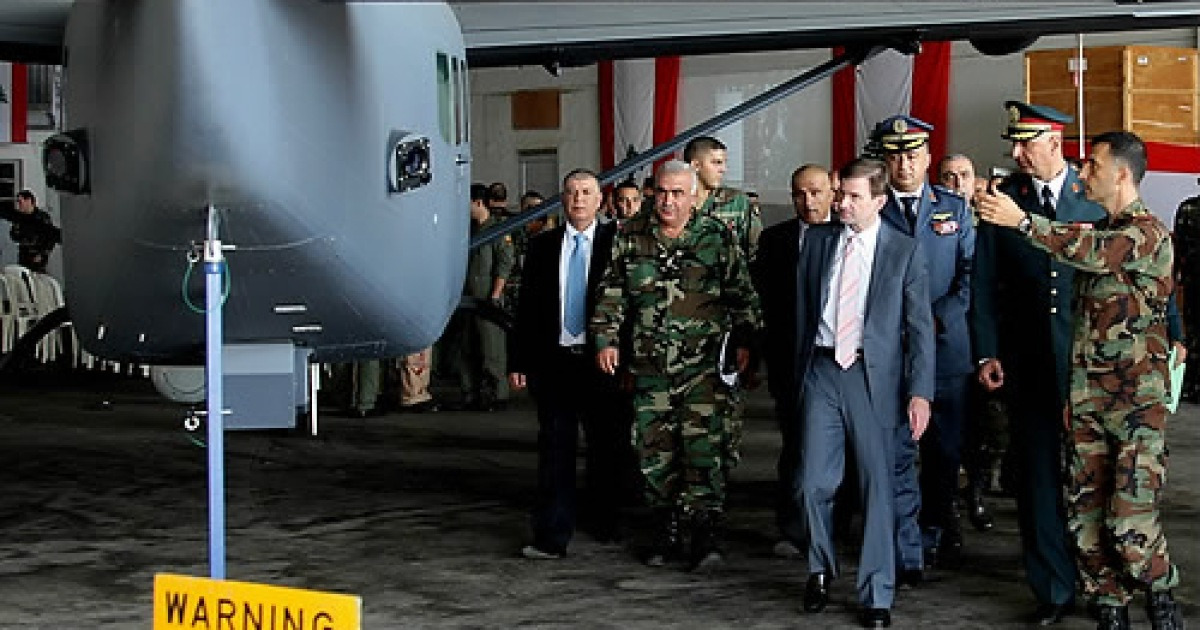 LEBANON US AIRCRAFT HANDOVER