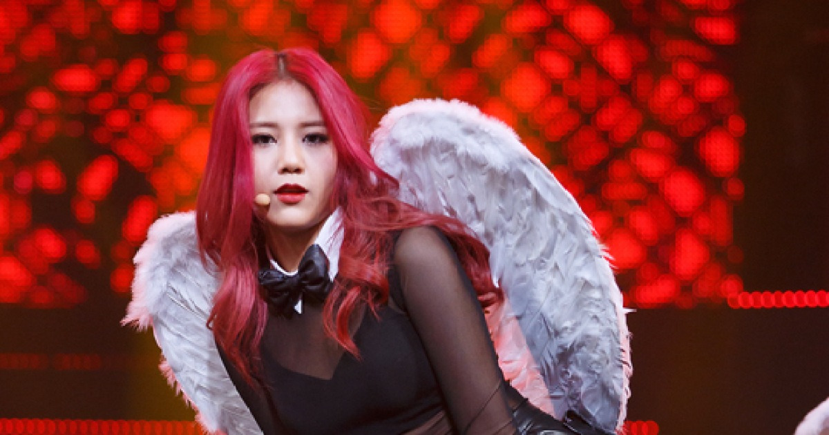 [TD포토] AOA 혜정 '강렬한 눈빛'