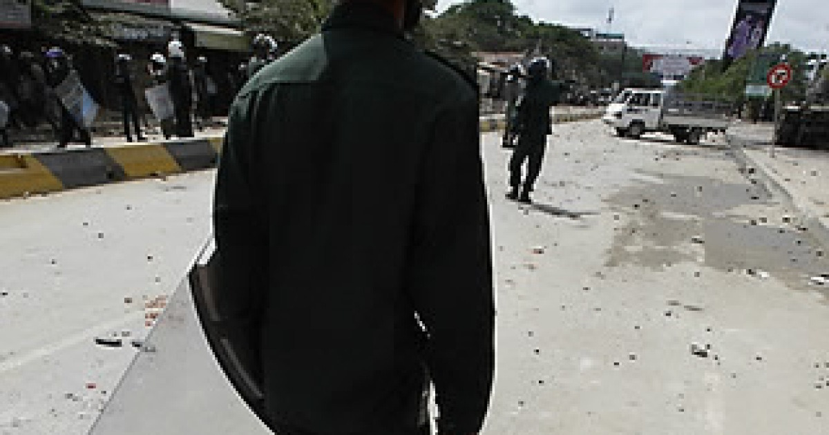 CAMBODIA GARMENT FACTORY PROTEST