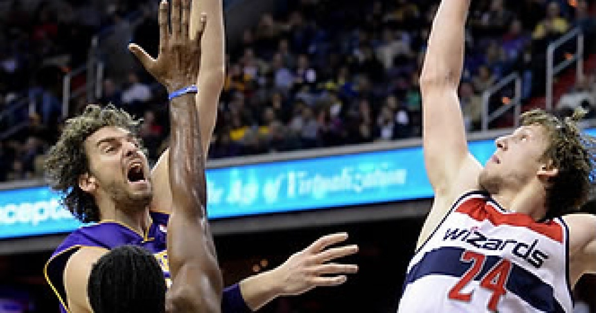 USA BASKETBALL NBA WIZARDS LAKERS