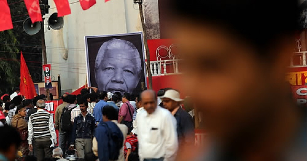 INDIA NELSON MANDELA OBITUARY