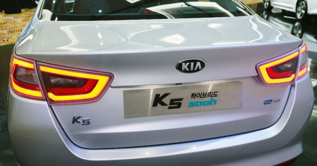[사진]K5 하이브리드 500h, 후면 디자인
