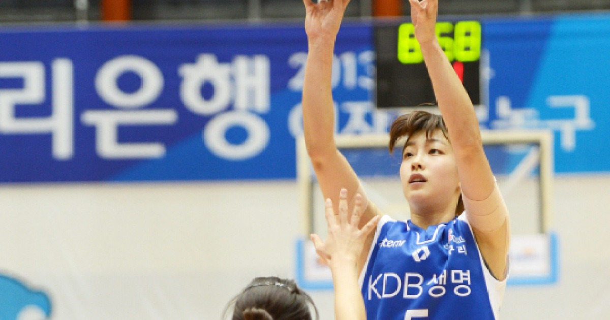 KDB생명, 외환은행 꺾고 공동 3위로