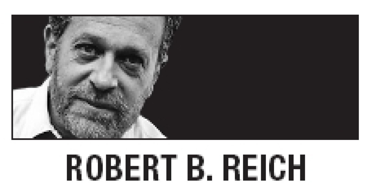[Robert B. Reich] Inequality widening in U.S.
