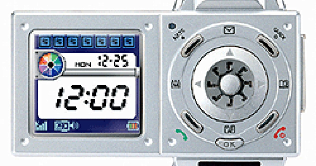 손목 휴대폰 나왔다..텔슨전자, CDMA 1x 와치폰 출시