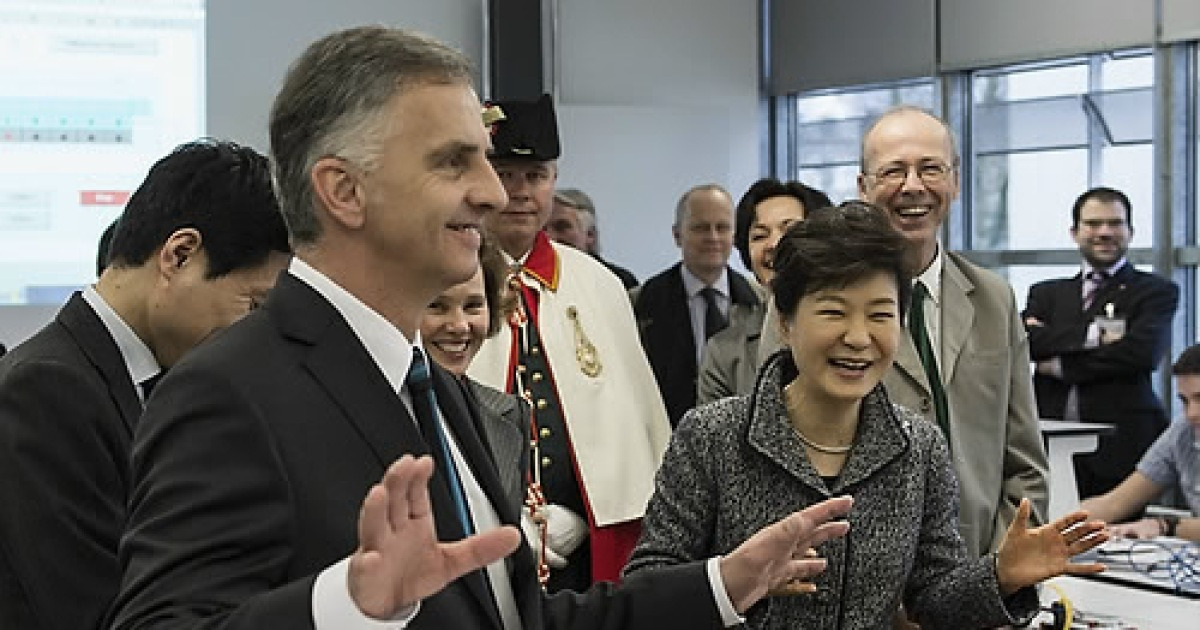 SWITZERLAND SOUTH KOREA PARK DIPLOMACY