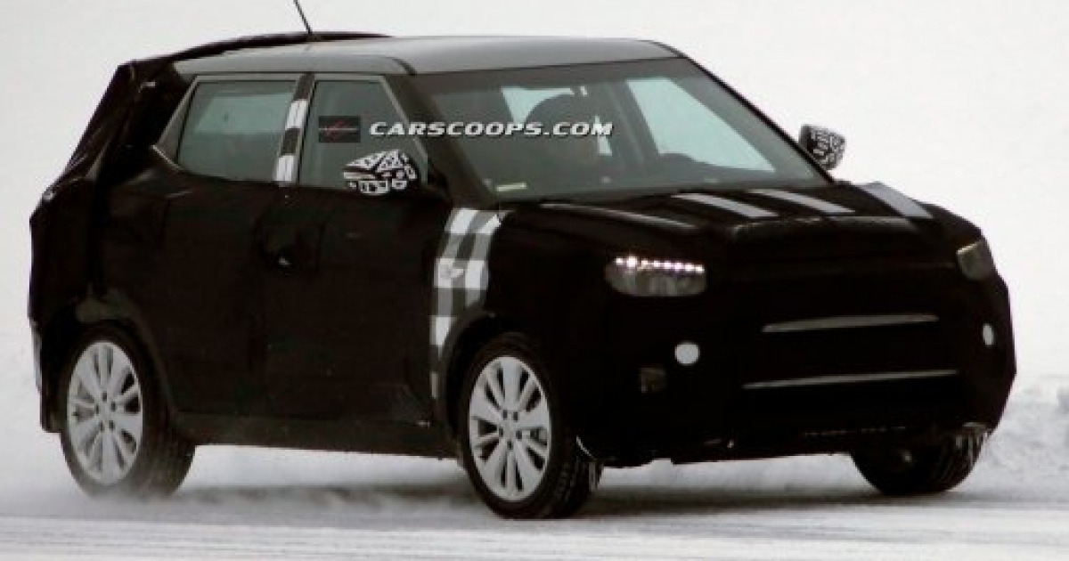 쌍용차, 소형 SUV X100 포착 "QM3와 정면 승부"