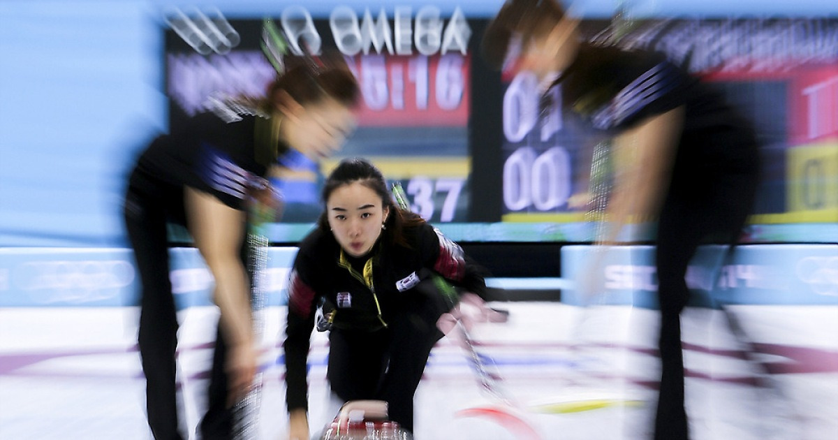 [포토] 여자 컬링 - 소치 동계올림픽 (21)
