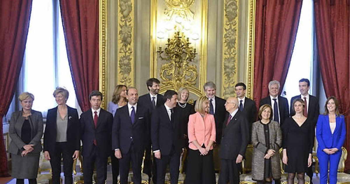 ITALY GOVERNMENT CABINET