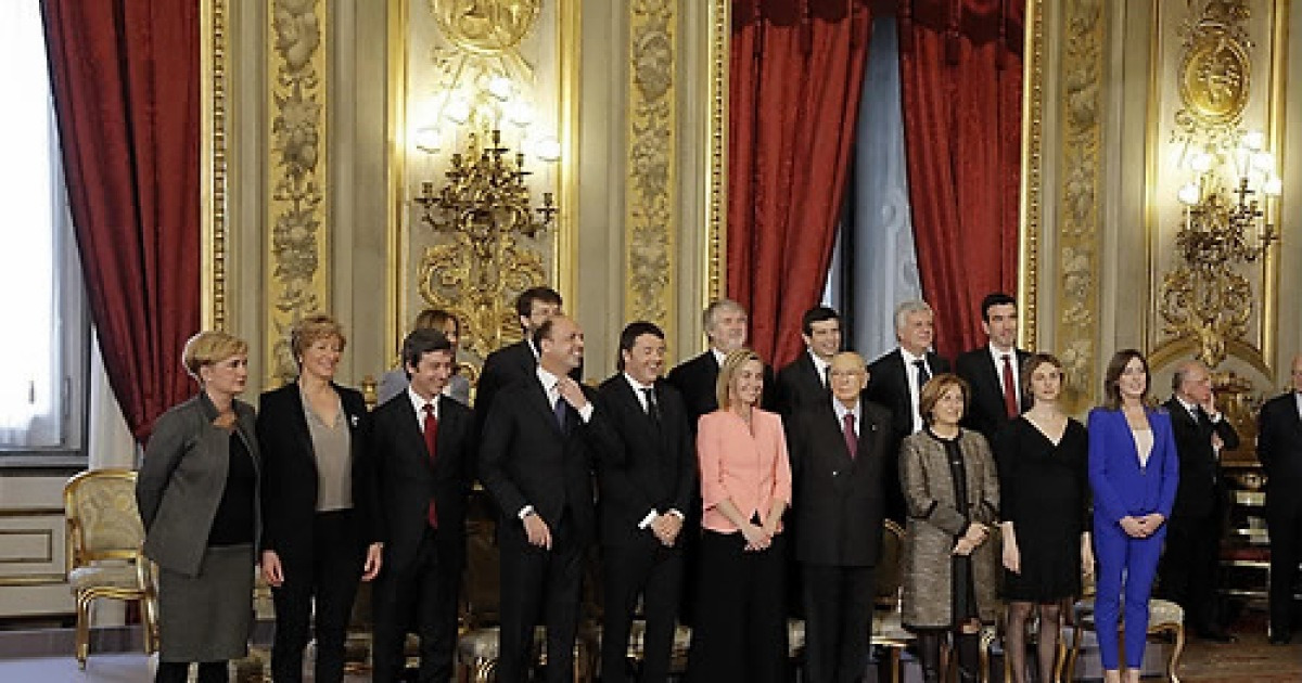 ITALY GOVERNMENT CABINET