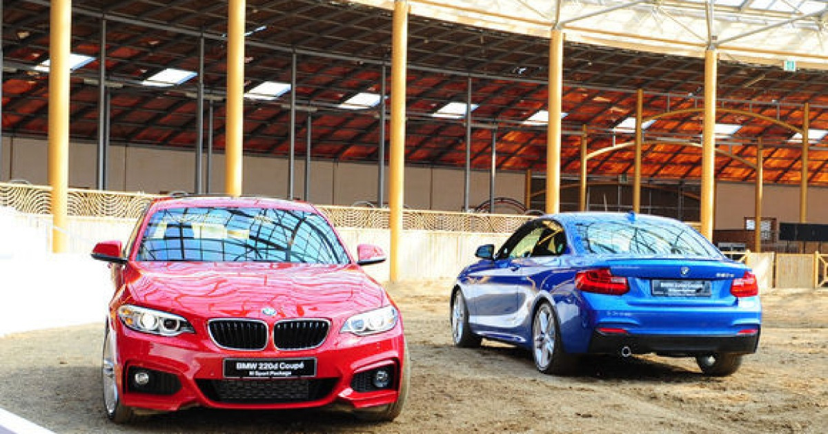 [사진] '슬슬 배틀을 해 볼까?' BMW 뉴 220d 쿠페의 묘기