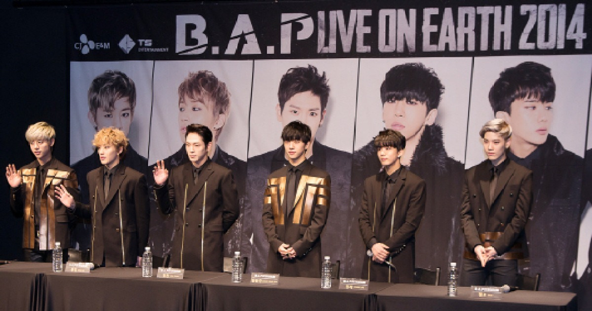 [포토] BAP, '콘서트가 긴장되네요'