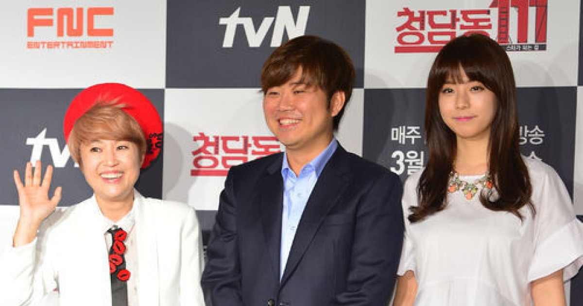 [사진]FNC 한성호 대표,'소속사 대표 여가수와 함께'