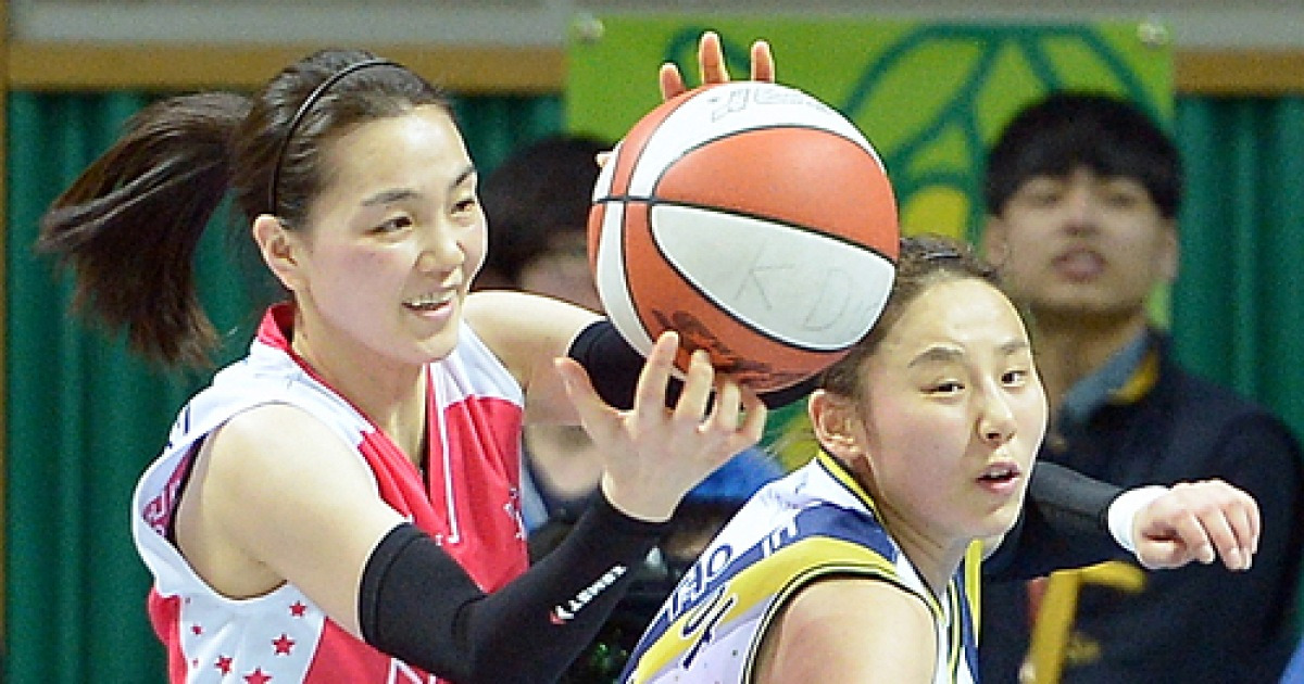 [WKBL] 한채진, '앗 땡잡았다'