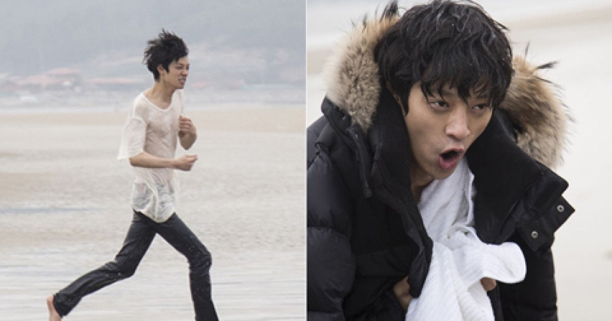 1박2일 정준영 첫 입수 다운 위엄 상반신 탈의