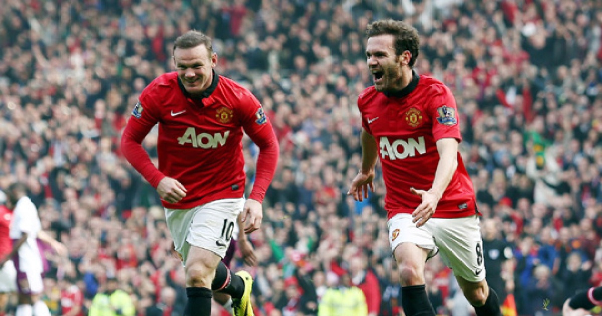 [EPL 32R] '루니 2골' 맨유, 애스턴 빌라에 4-1 역전승.. 여전히 7위