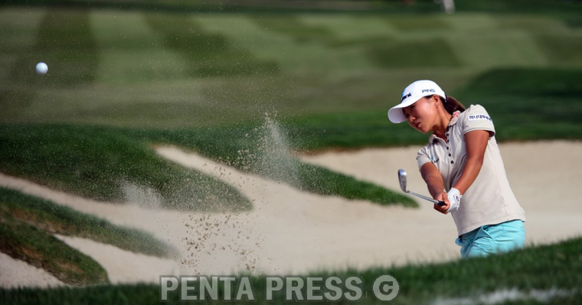 [포토] 1언더파 공동 44위 김인경 - 2014 LPGA 투어 KIA 클래식 3라운드 (44)