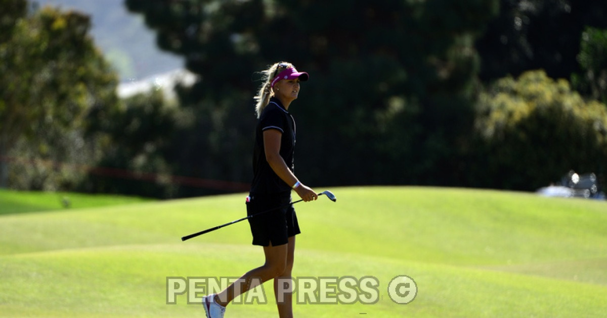 [포토] 우승 안나 노르드크비스트 - 2014 LPGA KIA 클래식 마지막 라운드 (6)