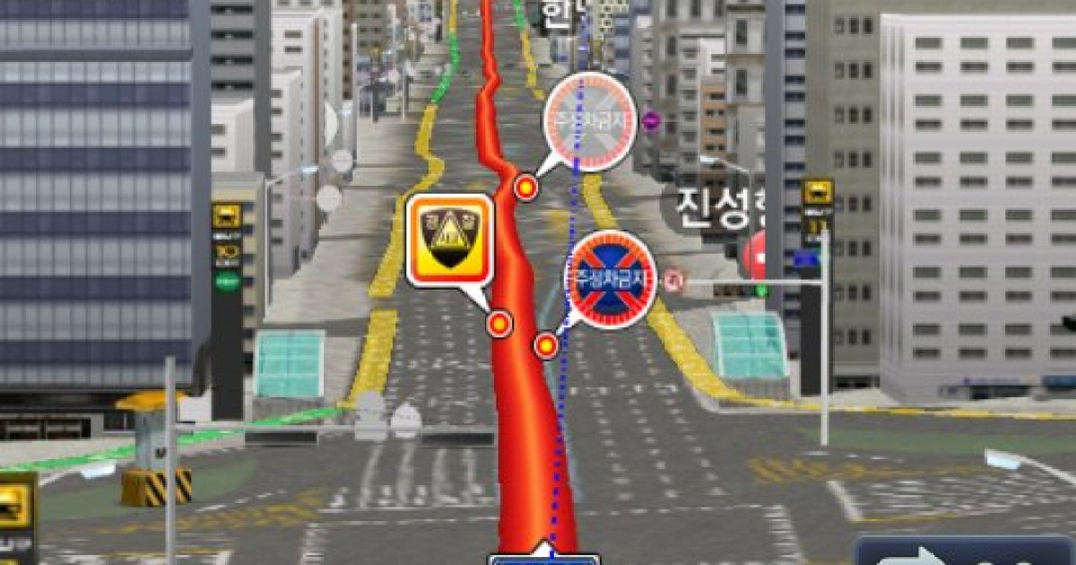 팅크웨어, 3D 내비게이션 앱 '아이나비3D RED2' 출시