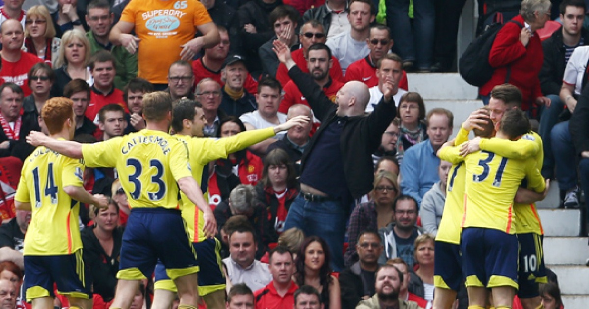 [EPL 37R] '라르손 결승골' 선덜랜드, 맨유에 1-0 승리