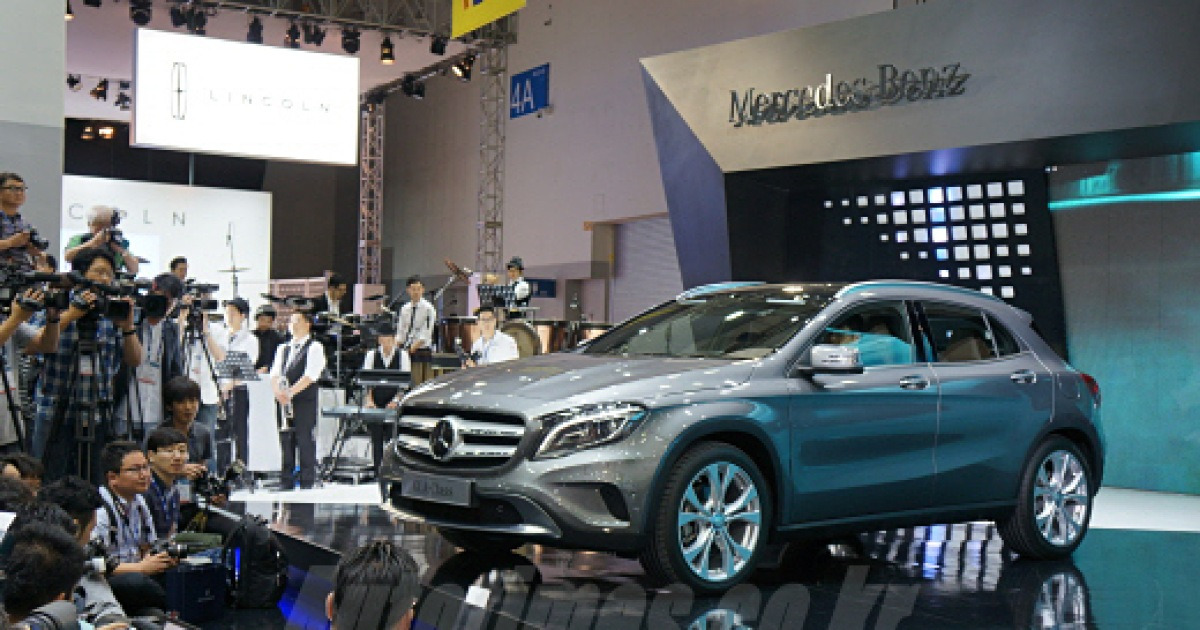 [모터쇼]벤츠, C클래스-GLA 공개