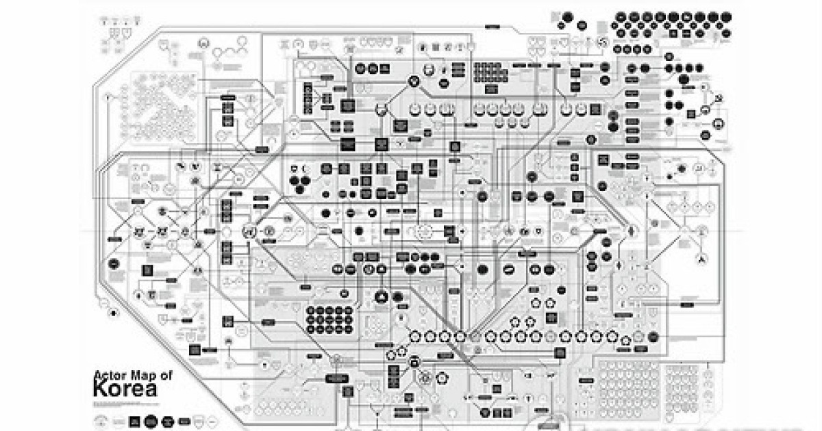 'Actor Map of Korea'