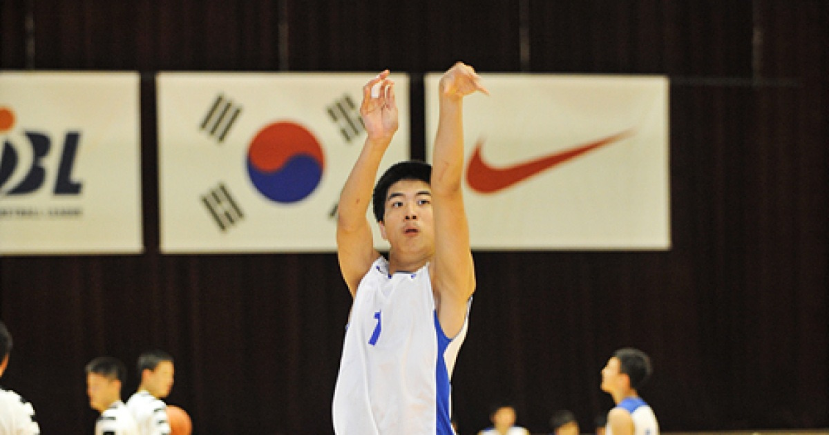 [KBL & NIKE 캠프] 임호중 강재구 '완벽할때까지 다시'