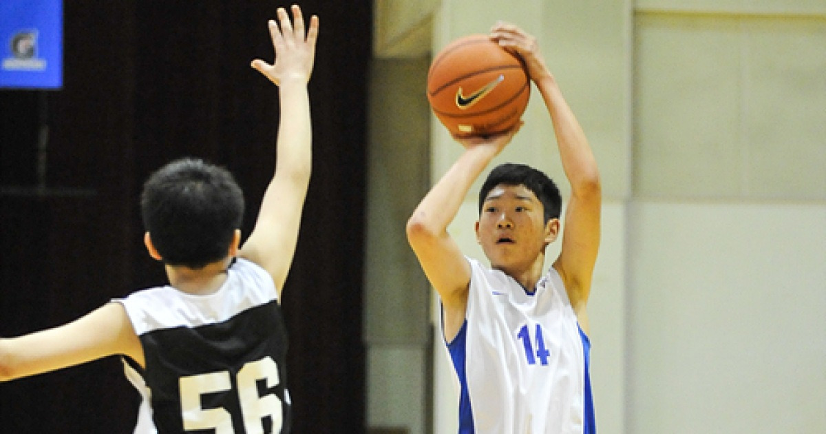 [KBL & NIKE 캠프] 명지중 김한영 '수비는 의식하지 않아'