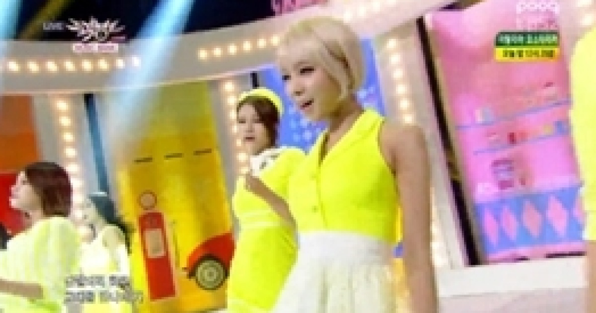 '뮤뱅' 컴백 AOA, '섹시+발랄' 매력 폭발..남심 '흔들'