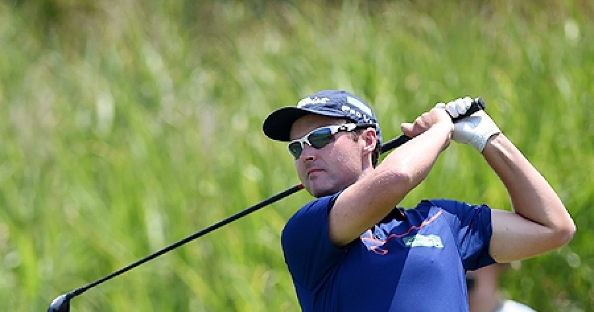 [야마하·한경 KPGA 선수권대회] 메튜 그리핀, '날아가는 공 끝까지 바라보며'