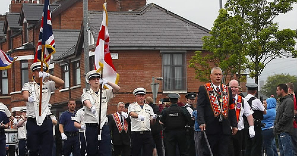 BRITAIN ORANGE PARADE