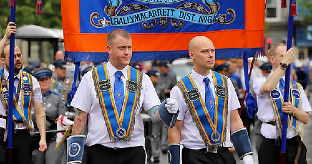 BRITAIN ORANGE PARADE
