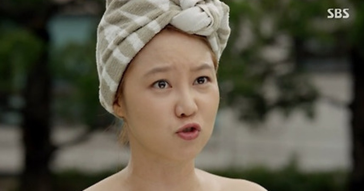 괜찮아 공효진 아찔 반라 타월차림 조인성 깜짝