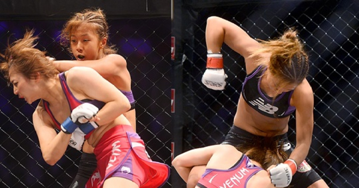 송가연 TKO승, 에미 야마모토 꺾은 뒤 "짜릿하다"