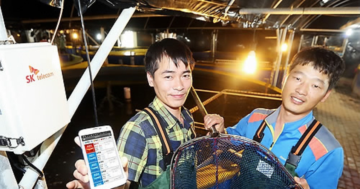 SKT, IoT 기반 스마트 장어 양식장 구축