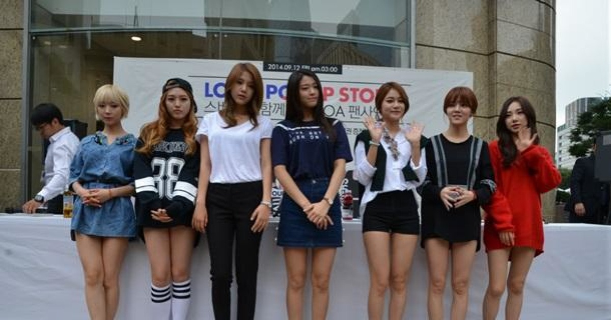 AOA 팬사인회, 화사한 미소 전하며 '인기 실감해요~'