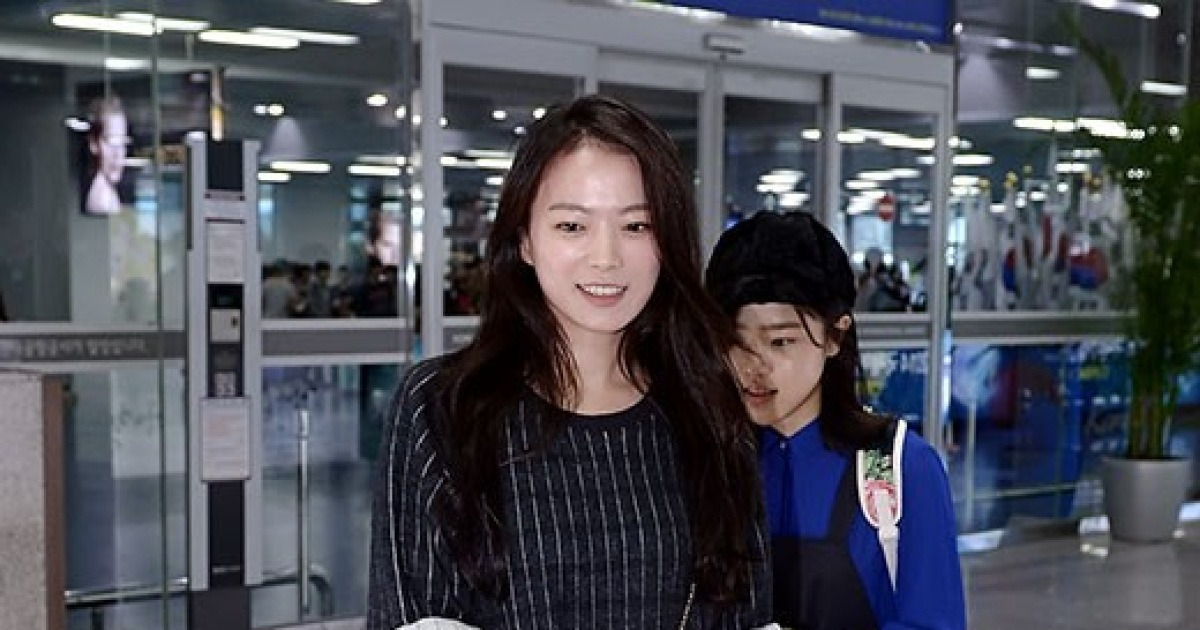 [T포토] 천우희 '깜찍한 스트라이프 무늬 원피스'(19th BIFF)