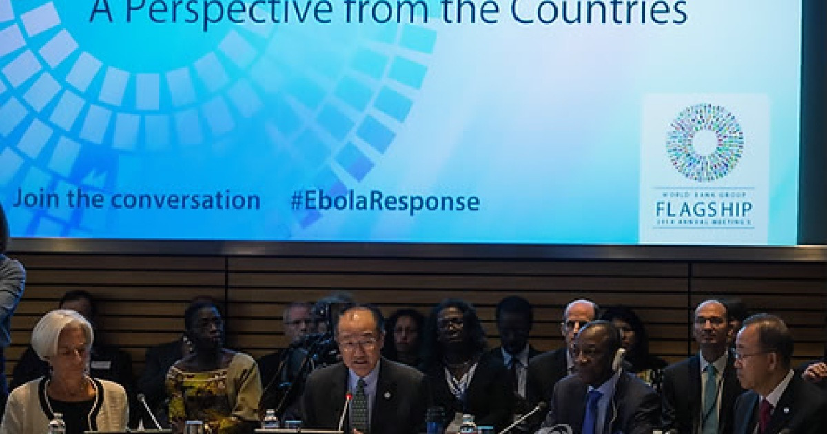 USA IMF WORLD BANK MEETINGS EBOLA