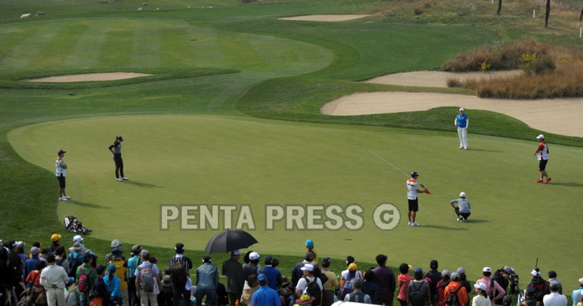 [포토] 2014 LPGA 하나 외환 챔피언십 마지막 라운드 (26)