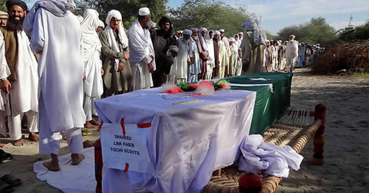 PAKISTAN SOLDIER FUNERAL
