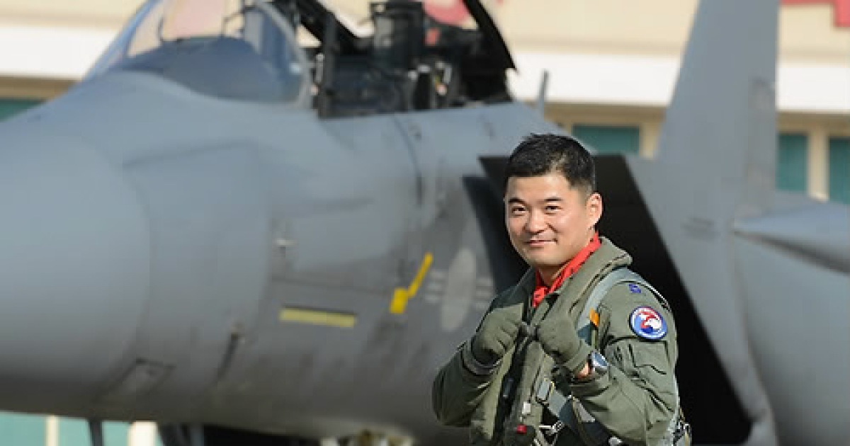 올해 '탑건'에 F-15K 조종사 고대산 소령