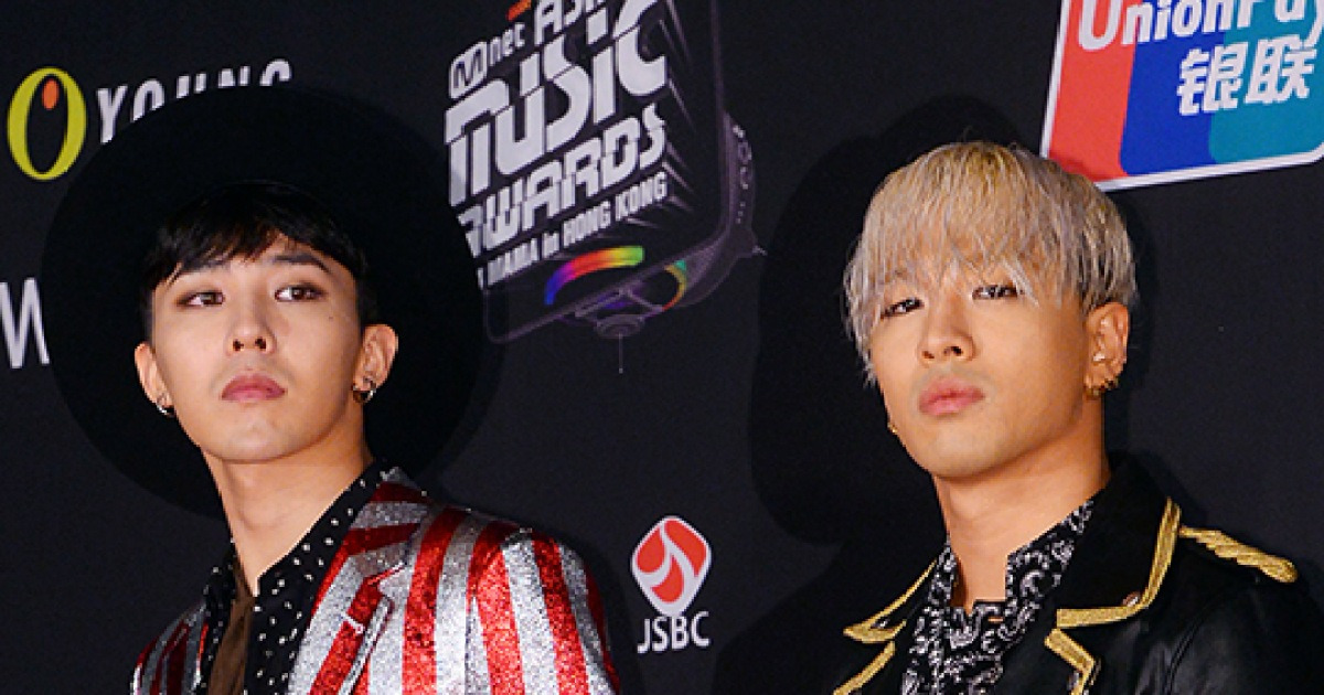 [TD포토] 지드래곤X태양 '수염과 표정도 닮은 절친' (2014 MAMA)