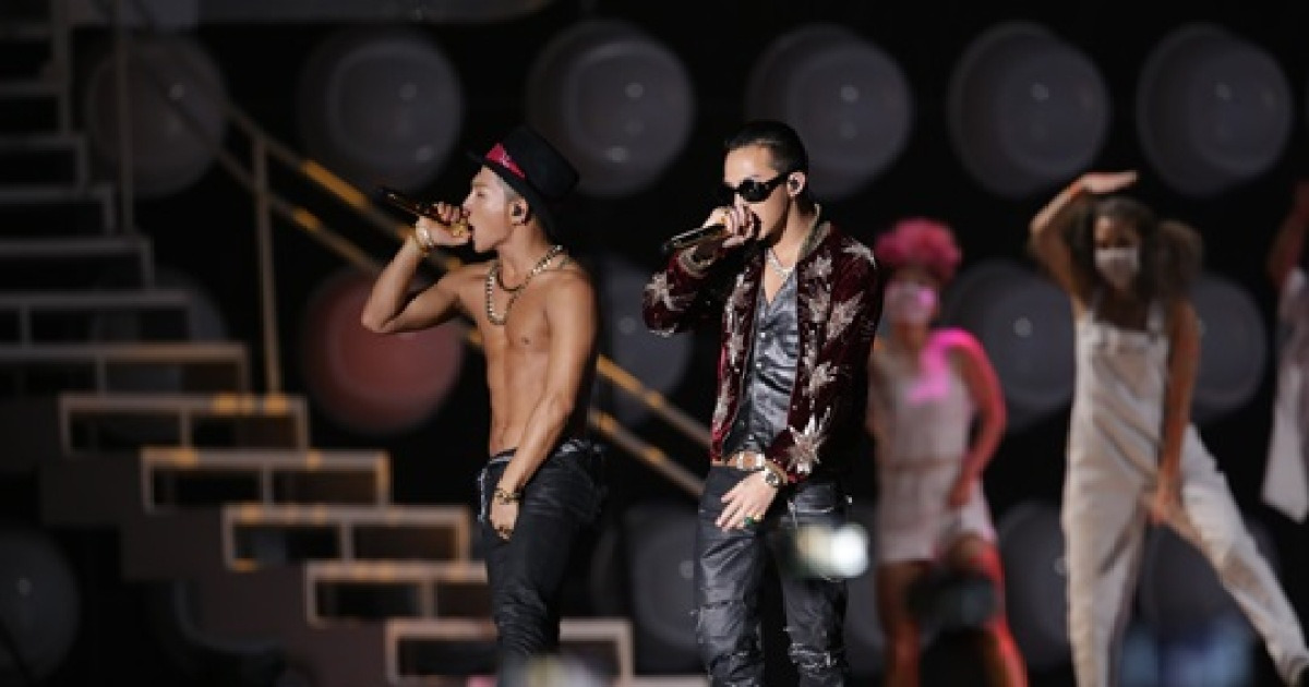 '2014 mama' 태양-GD '우리가 한 카리스마 해요' [TD포토]