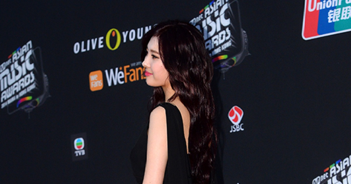 [TD포토] 선미 '부끄러운 뒤태 노출' (2014 MAMA)