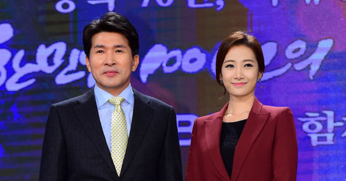 [사진]황상무-김민정,'KBS 9시 뉴스의 새 앵커'