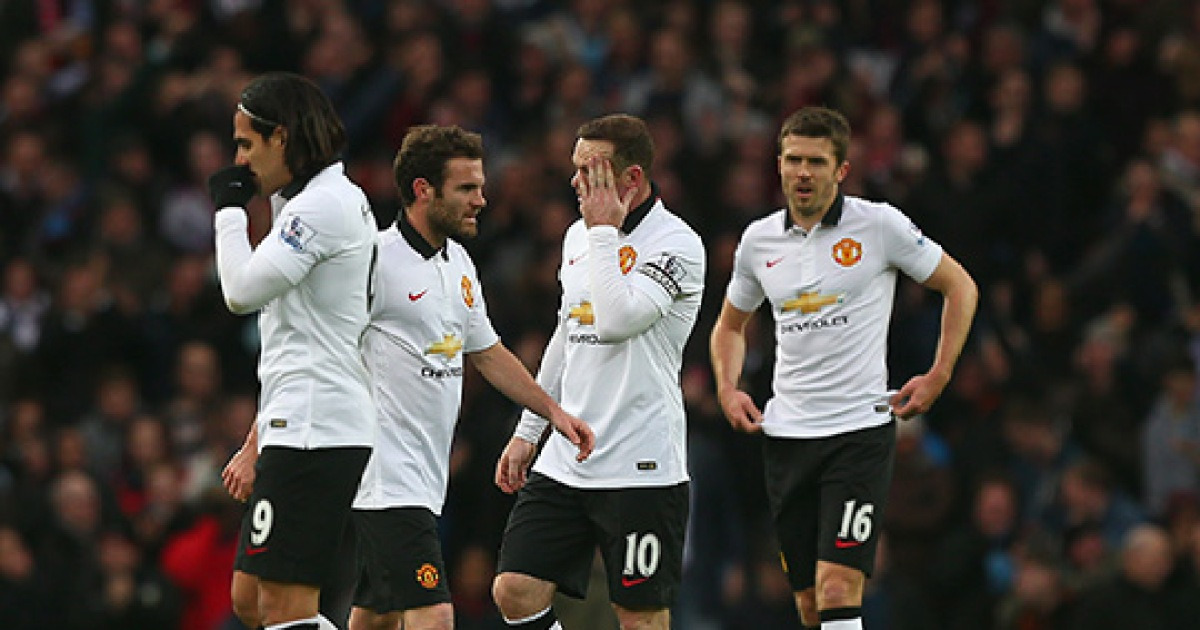 [EPL 17R] '팔카오 동점골' 맨유, 7연승 실패