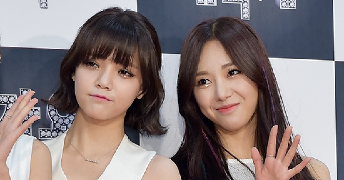 [포토] AOA 민아, '지민언니 손 꼭 잡고' (2014 KBS 가요대축제)